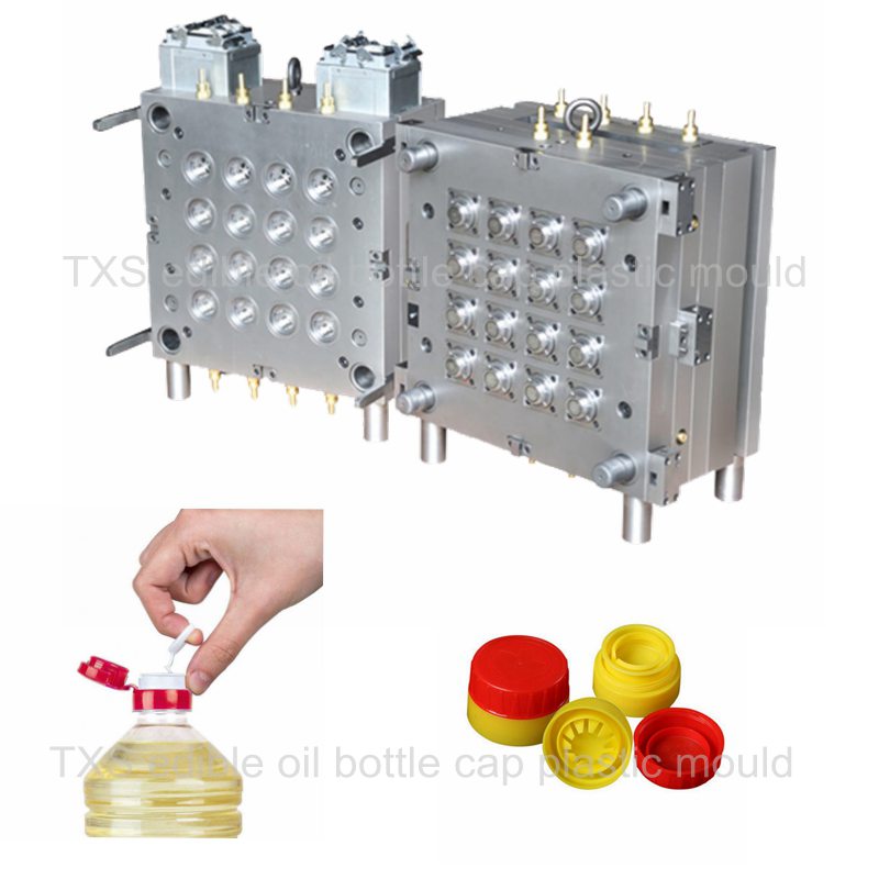 edible oil bottle cap plastic injection mould